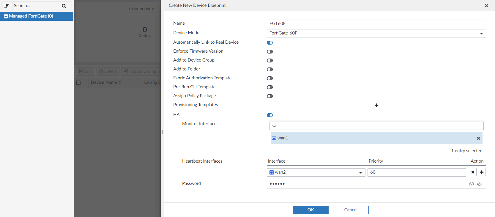 Using device blueprints for model devices | FortiManager 7.6.2 ...