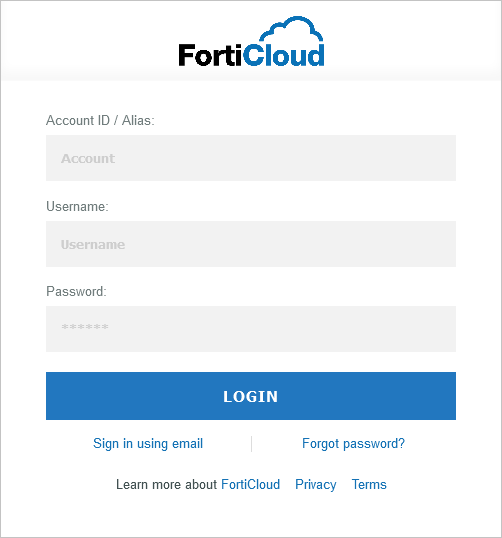 FortiCloud SSO admin authentication | FortiManager 7.6.2 | Fortinet ...