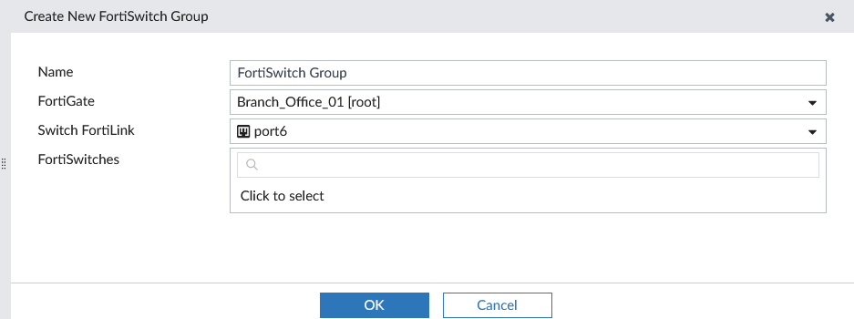 Creating a FortiSwitch group | FortiManager 7.6.2 | Fortinet Document ...