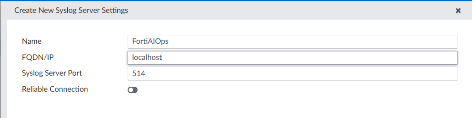 Log Forwarding | FortiManager 7.4.0 | Fortinet Document Library