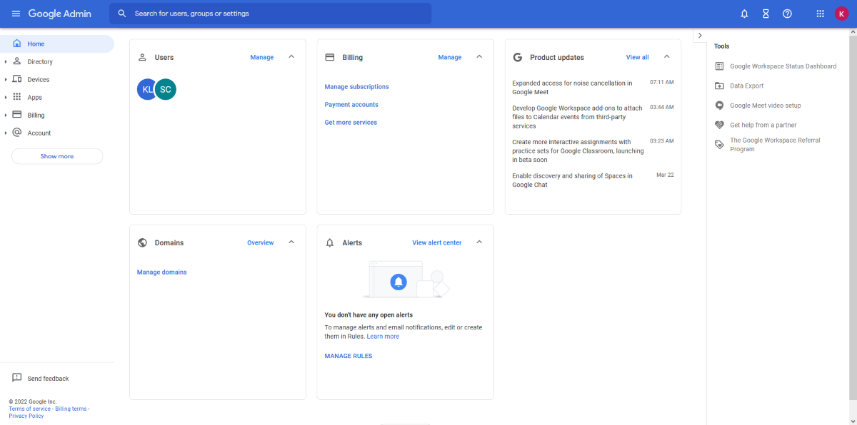 Logging into the Google Admin console | FortiClient 7.2.3 | Fortinet ...