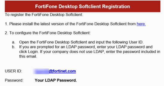 Logging in and out of the FortiFone softclient | FortiFone | Fortinet ...