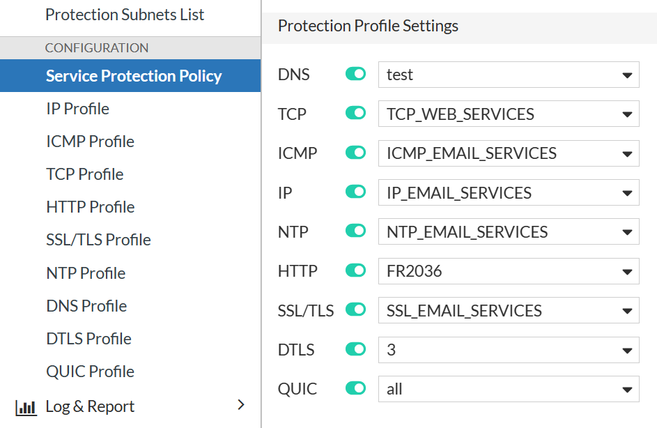 Step 6: Define SPPs and subnets | FortiDDoS-F 6.6.0