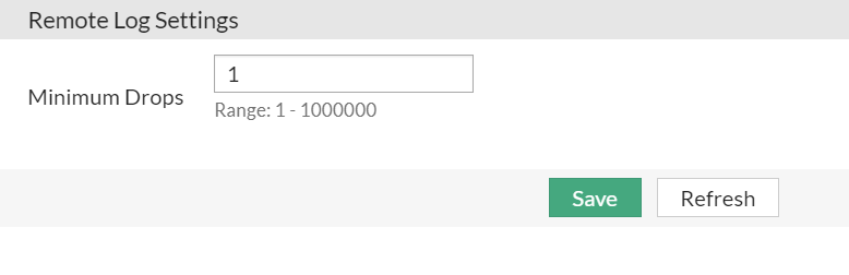 Configuring remote log settings | FortiDDoS-F 6.6.0