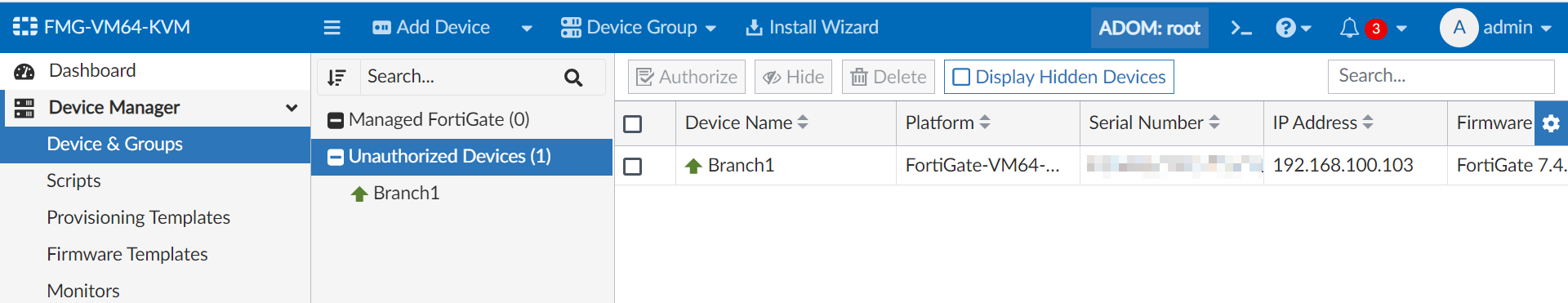 Configuring Central Management on FortiGate | FortiManager 7.4.0 ...