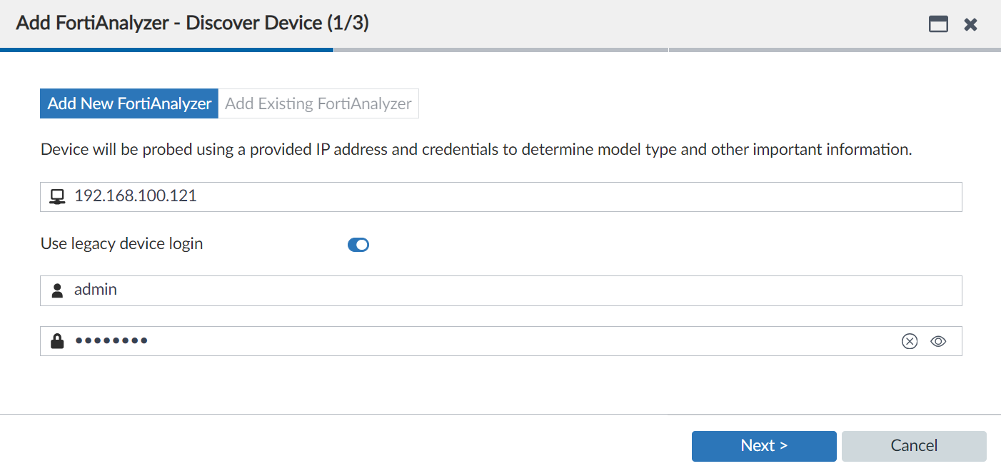 Configuring Central Management on FortiAnalyzer | FortiManager 7.4.0 ...