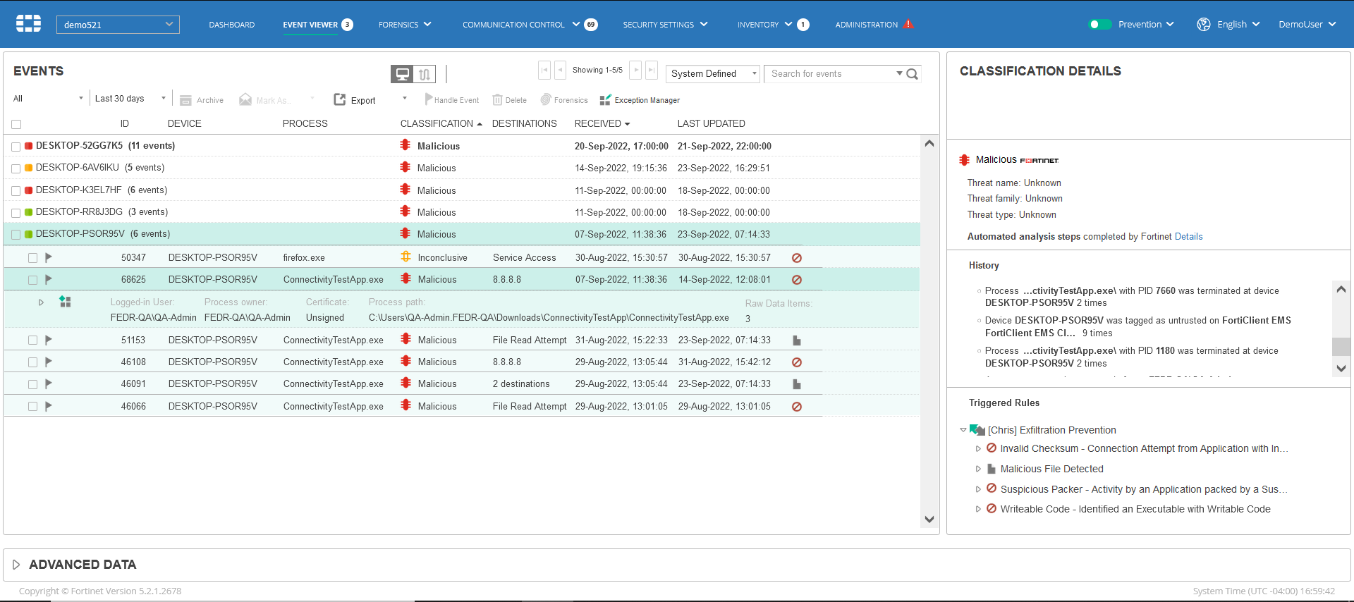 Identity Management integration | FortiEDR 6.0.0