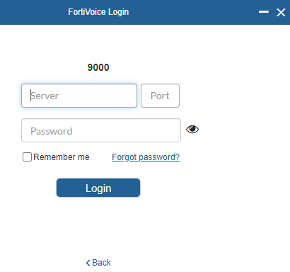 Registering your FortiFone softclient for desktop | FortiVoice Cloud 1. ...