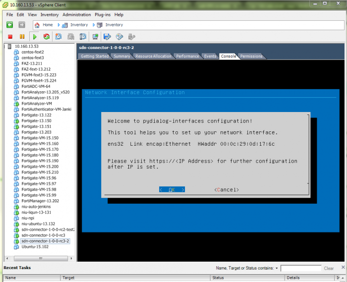 Initializing the SDN Connector | FortiGate Private Cloud 7.0.0