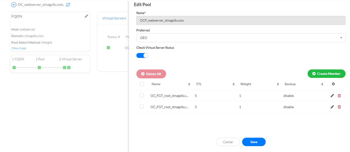 FortiGate Integration with One-Click GSLB | FortiGSLB 24.2.0 | Fortinet ...