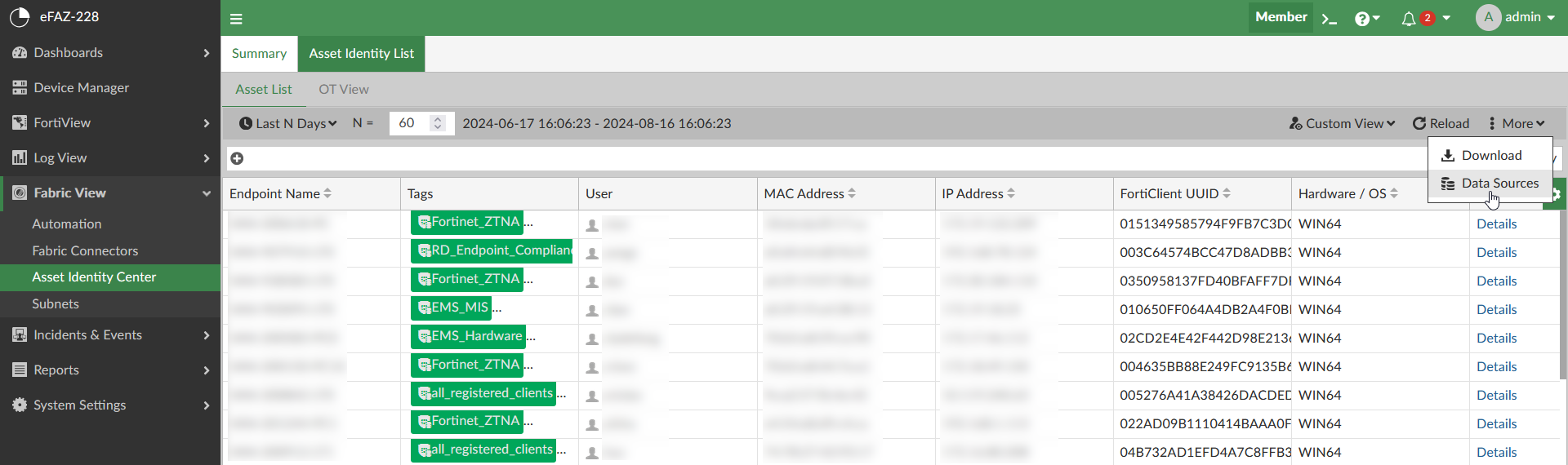 Report generation from EMS connector data 7.4.4 | FortiAnalyzer 7.4.0 ...