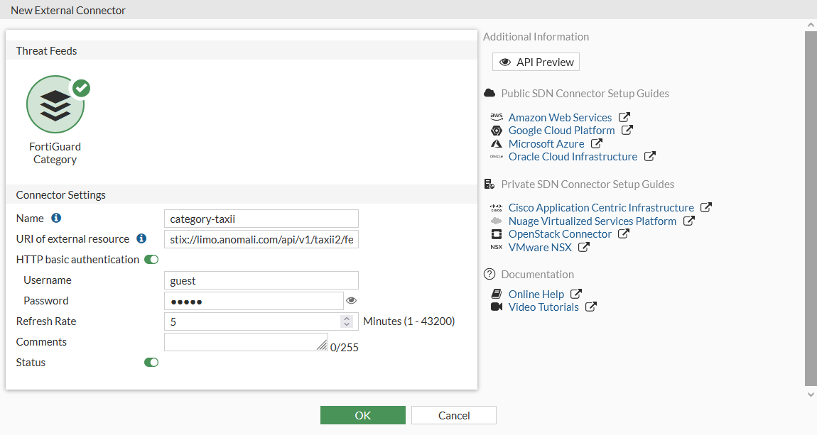 STIX format for external threat feeds | FortiGate / FortiOS 7.0.14 ...