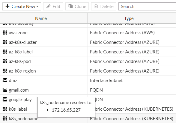Private cloud K8s SDN connector using secret token | FortiGate / FortiOS 7.0.14 | Fortinet ...