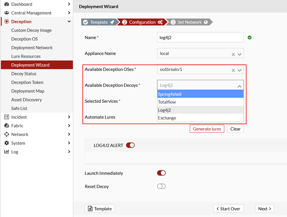 Deception for FortiGuard Outbreak Alerts | FortiDeceptor 4.3.0 ...