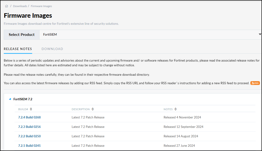 Downloading FortiSIEM Products | FortiSIEM 7.3.1 | Fortinet Document ...