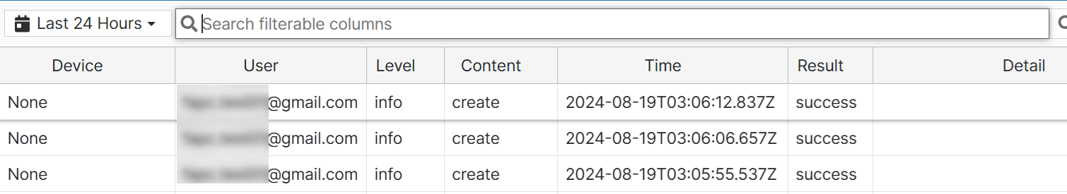 Extender Event Logs | FortiEdge Cloud 24.4.0 | Fortinet Document Library