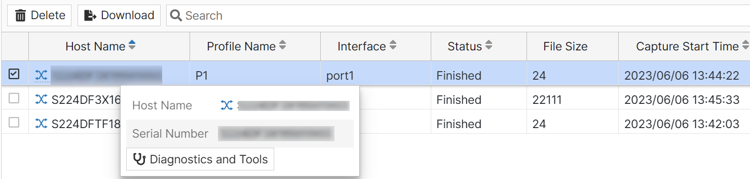 Packet Capture Files | FortiEdge Cloud 24.4.0 | Fortinet Document Library