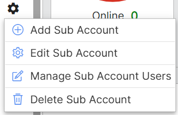 Adding and Managing Sub-Accounts | FortiEdge Cloud 24.4.0 | Fortinet Document Library