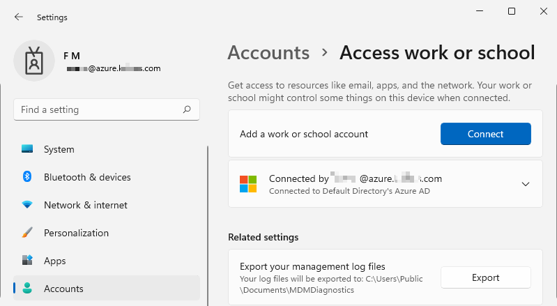 Joining a Windows workstation to Azure AD, rebooting, and logging in ...