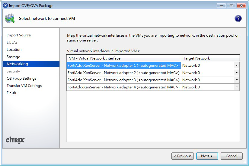 Step 1: Deploy the OVF file | FortiADC 5.3.0