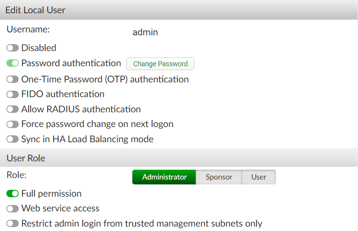 Remote authentication: FortiAuthenticator | FortiPortal 7.4.2 ...