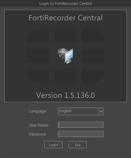 Initial Login | FortiCentral 6.4.0 | Fortinet Document Library
