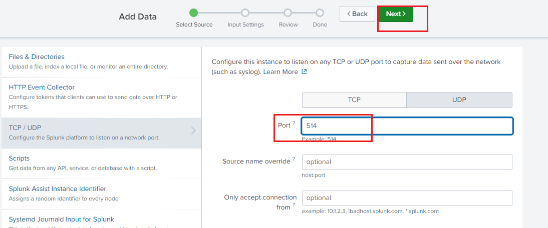 Using WAF with Splunk | FortiAppSec Cloud | Fortinet Document Library