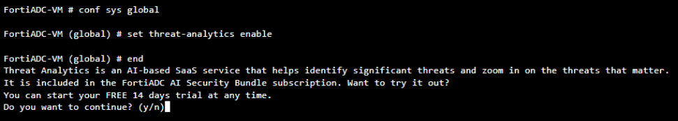 Forwarding FortiADC attack logs to Threat Analytics | FortiAppSec Cloud ...