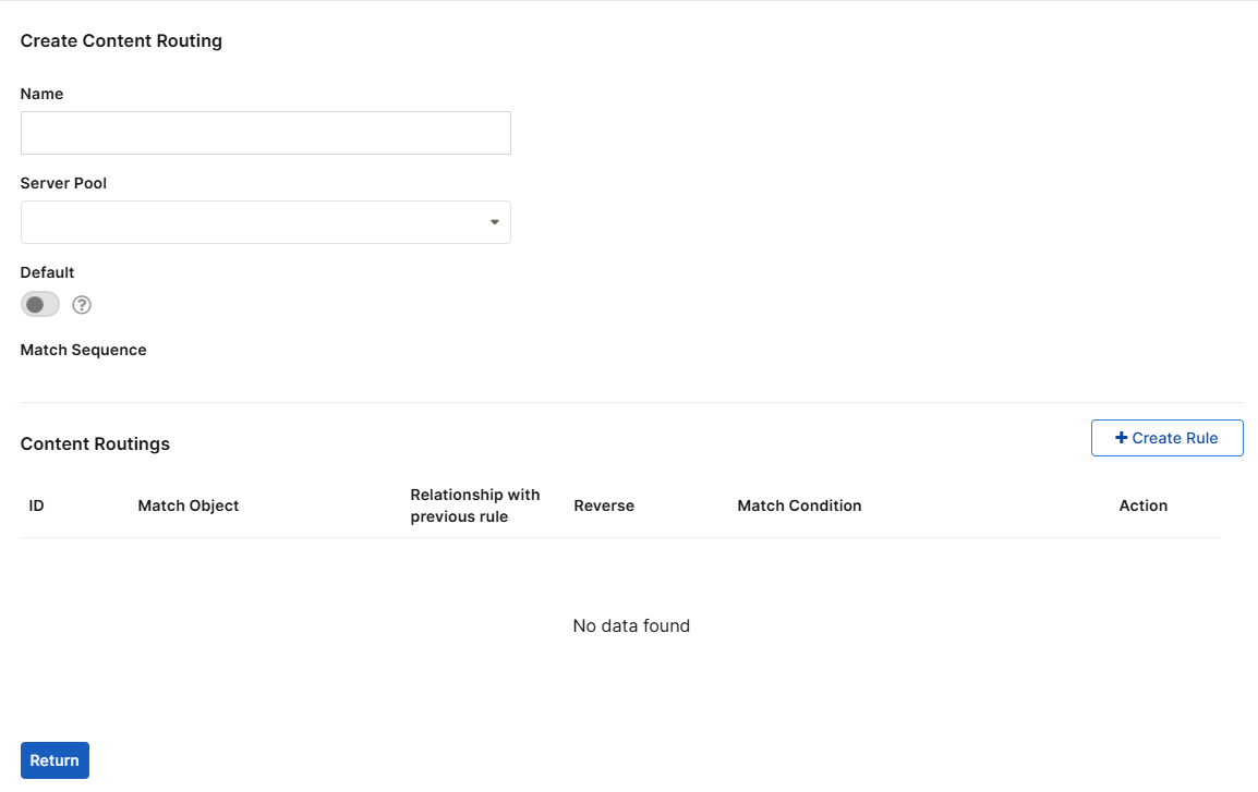 Content Routing | FortiAppSec Cloud 24.4.0 | Fortinet Document Library
