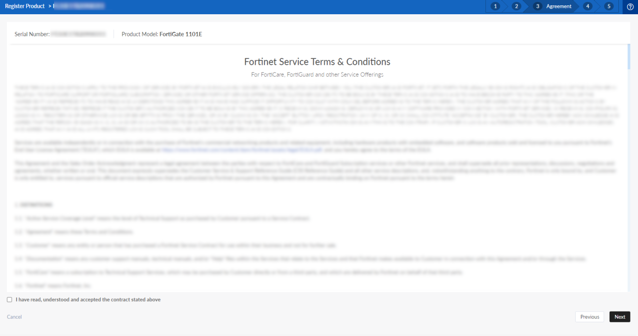 Registering assets | FortiCloud Services 24.1.0 | Fortinet Document Library