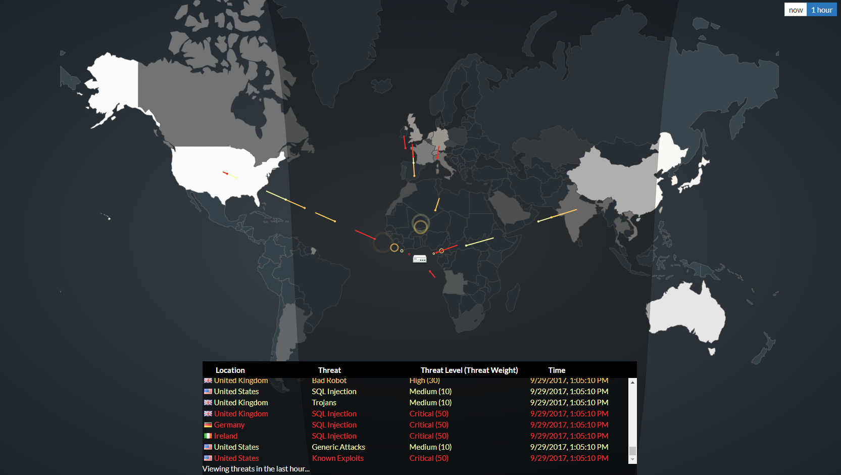 FortiView Threat Map | FortiWeb 7.4.3 | Fortinet Document Library