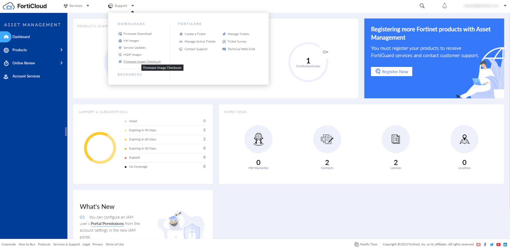 Image checksums | FortiAuthenticator 6.6.0 | Fortinet Document Library
