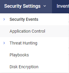 Application Control | FortiEDR/XDR 7.0.0 | Fortinet Document Library