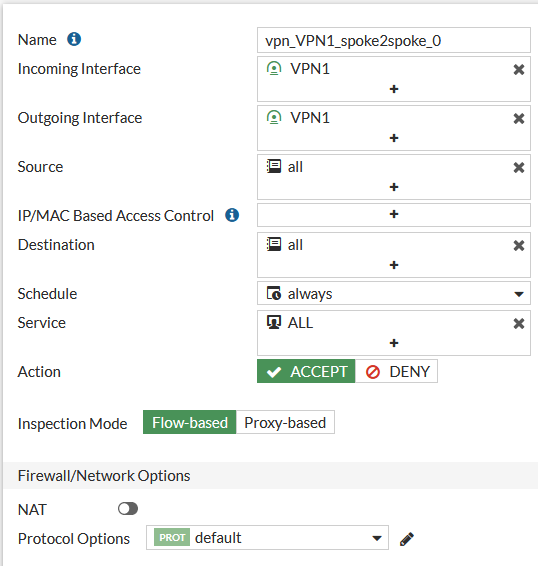 Firewall policy configuration | FortiSASE 23.2.20