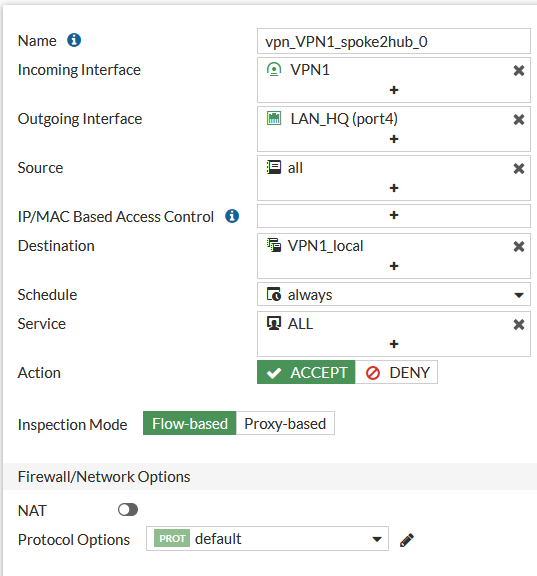 Firewall policy configuration | FortiSASE 23.2.20