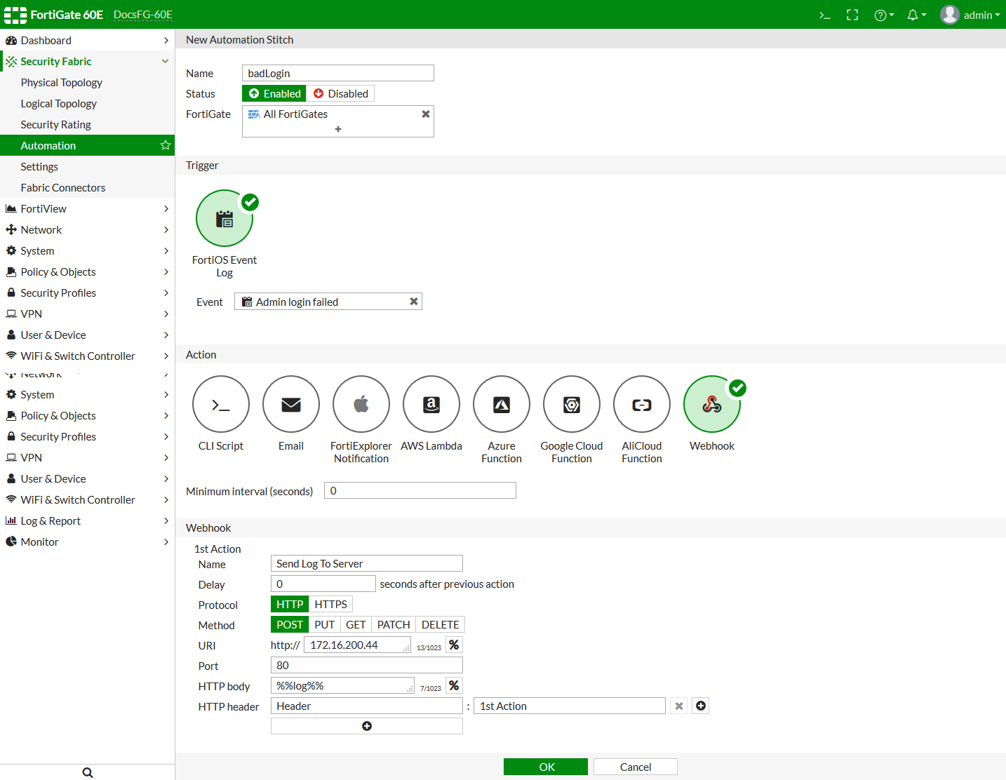 Cookbook | FortiGate / FortiOS 6.2.11 | Fortinet Documentation Library