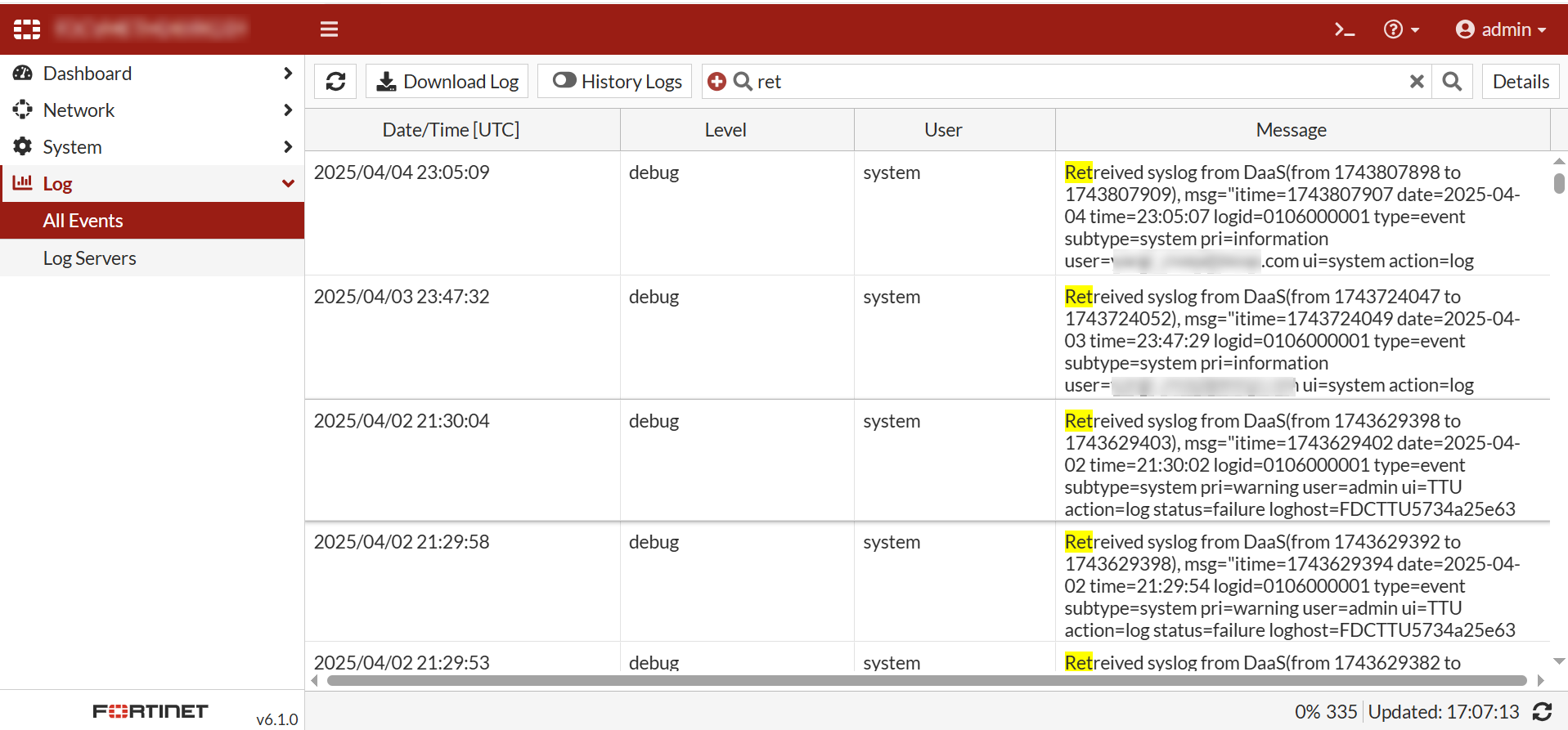 Log Agents | FortiDeceptor DaaS 25.1.0 | Fortinet Document Library