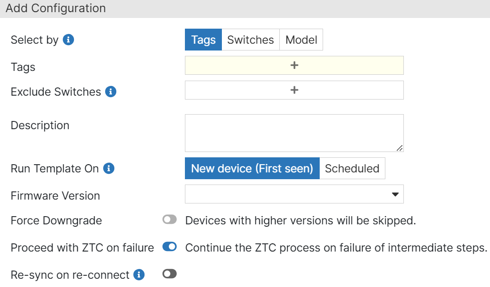 Creating a zero-touch configuration | FortiLAN Cloud 24.2.0 | Fortinet ...