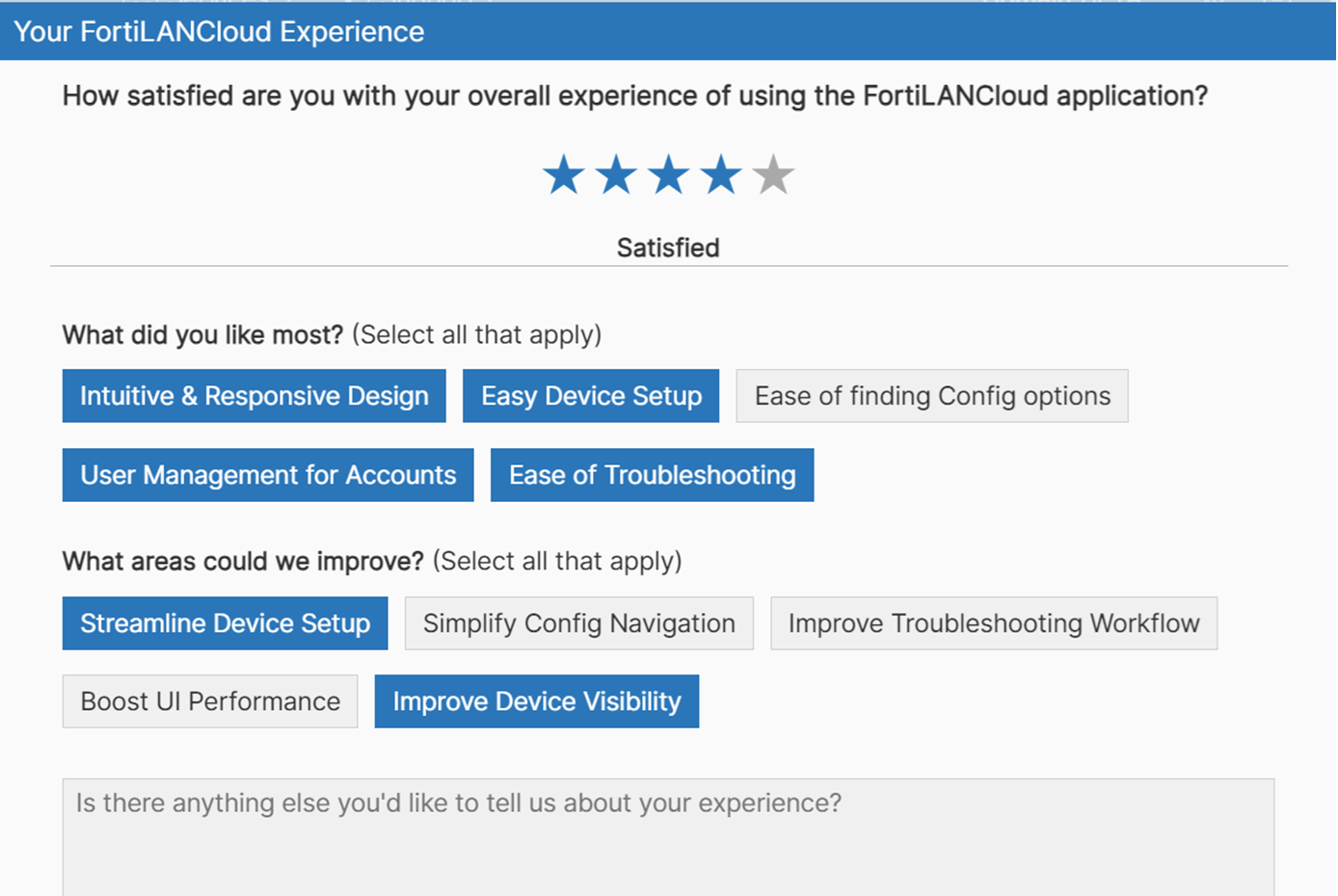 User Interface Overview | FortiLAN Cloud 24.2.0 | Fortinet Document Library