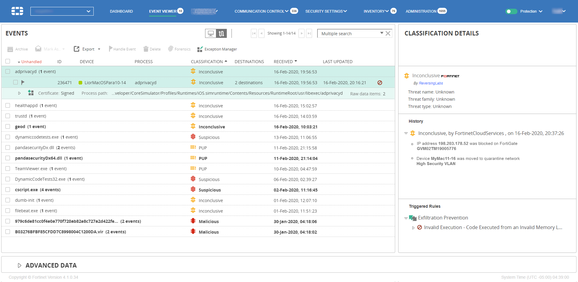 Configuring FortiEDR | FortiEDR/XDR 7.0.0 | Fortinet Document Library