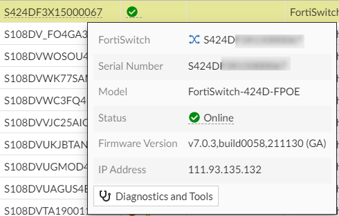 Switches | FortiLAN Cloud 24.1.0 | Fortinet Document Library