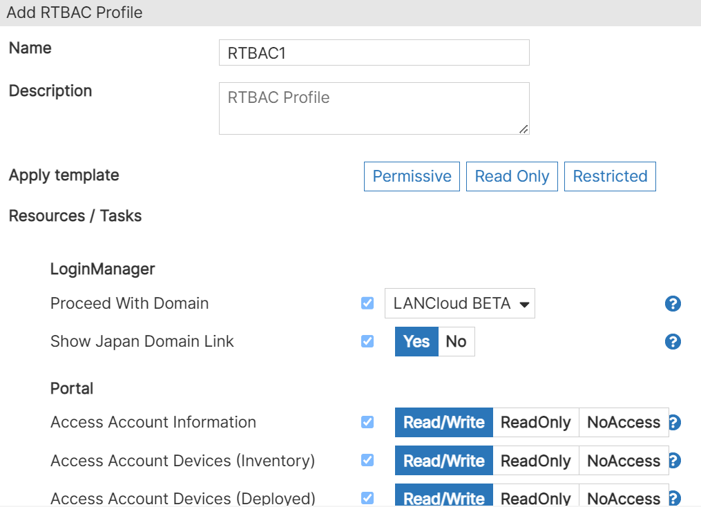 Resource/Task-Based Access Control (RTBAC) | FortiLAN Cloud 24.1.0 ...