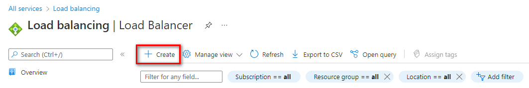 Creating an Azure Resource Load Balancer | FortiMail 7.6.0 | Fortinet ...