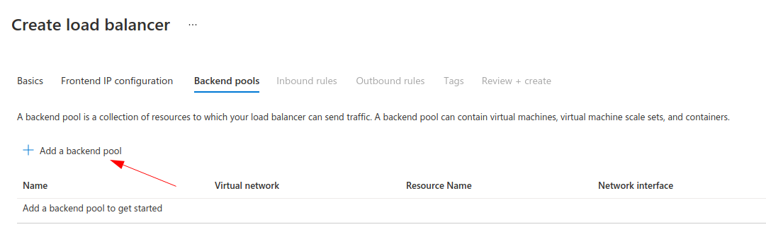 Creating an Azure Resource Load Balancer | FortiMail 7.6.0 | Fortinet Document Library