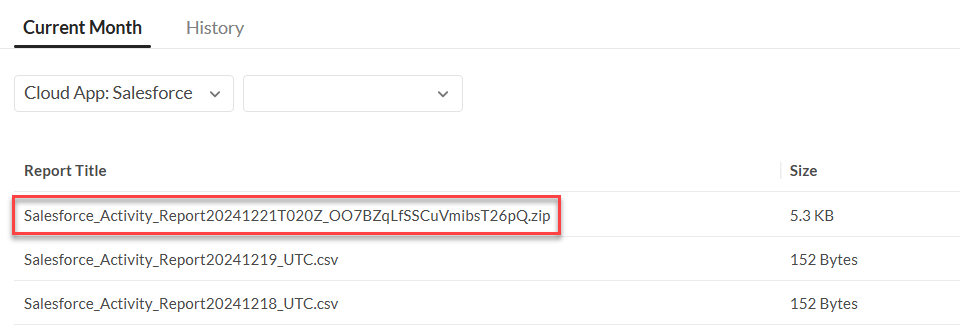 Generate Activity Report | FortiCASB 24.4.b | Fortinet Document Library