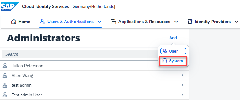 Update SAP IAS Account | FortiCASB 24.4.b | Fortinet Document Library