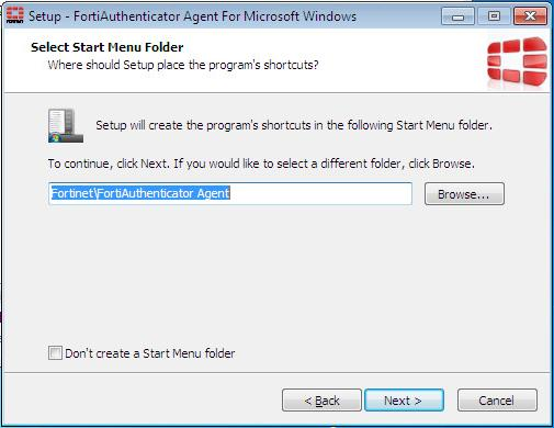 Agent installation procedure | FortiAuthenticator | Fortinet Document ...