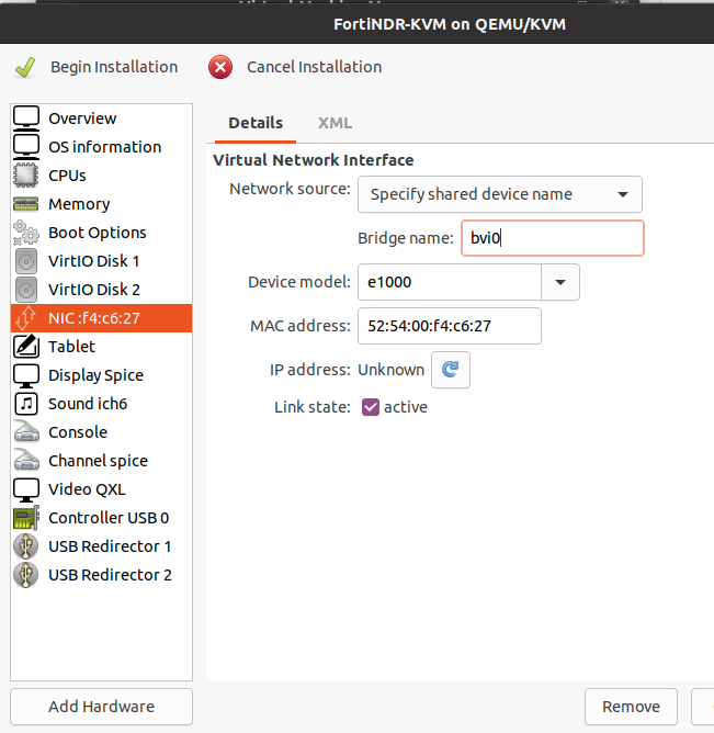 Import the FortiNDR-VM | FortiNDR Private Cloud 7.2.0