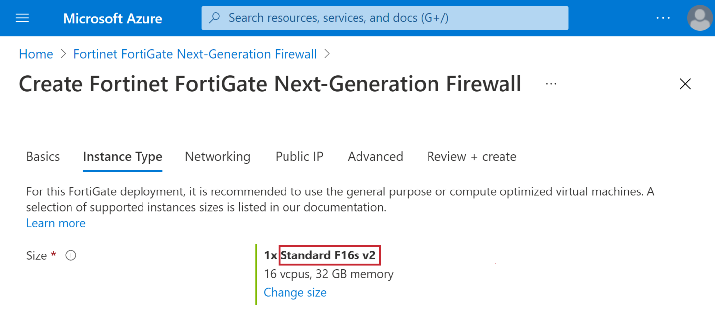 Azure Administration Guide | FortiGate Public Cloud 6.4.0 | Fortinet ...