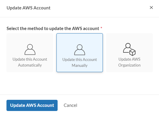 Update AWS Account Manually | FortiCNP 22.4.a
